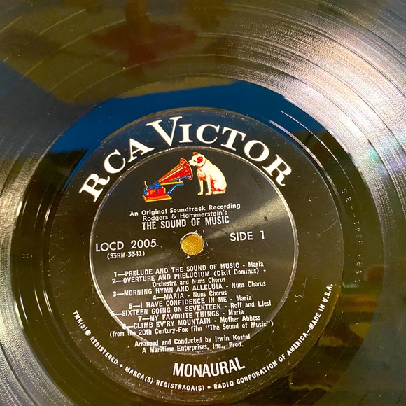 RCA Victor | Media | The Sound Of Music Vintage Rca Victor Vinyl Record ...